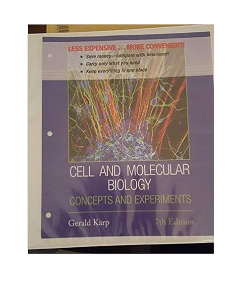 Test Bank For Cell And Molecular Biology Concepts And Experiments 7th
