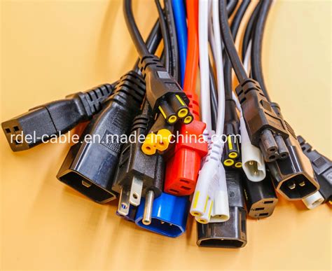 IEC C To IEC Lock C Power Cord Angled Power Cord And IEC Power Cord