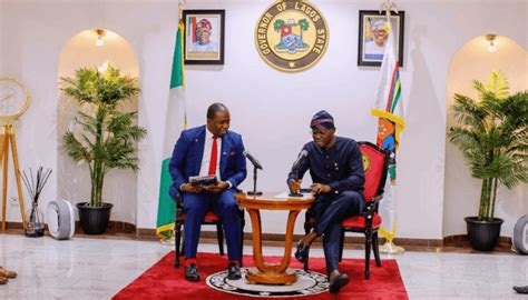 Sanwo Olu Meets Jamie Pajoel Mulls Collaboration On Youth Leadership