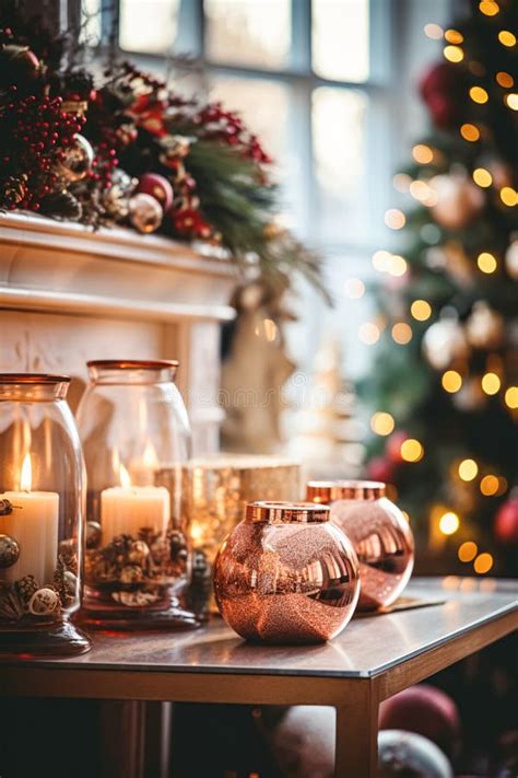 Christmas Home Decor Country Cottage Style House Decoration For An