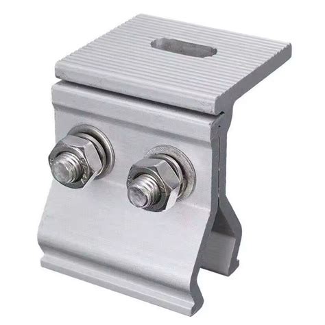 Roof Solar System Aluminium Solar Clip Lock Vertical Edge Locking