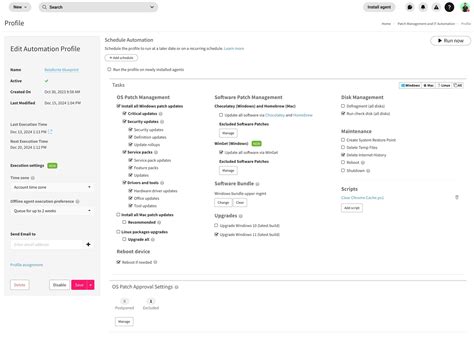 Automate Patch Management Via Automation Profiles Atera Support