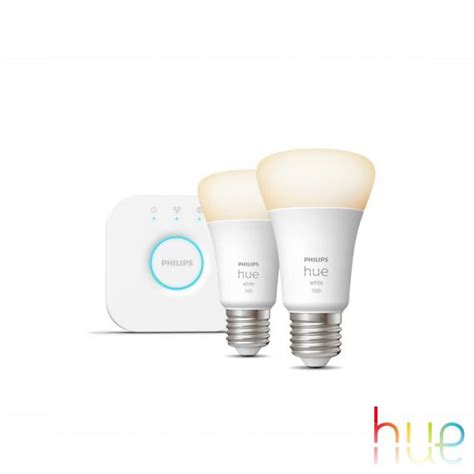 Philips Hue White Double Starter Set With Bridge Led E27 95 Watt