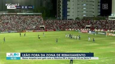 Jornal Liberal 2ª Edição Remo empata sem gols o Náutico PE e
