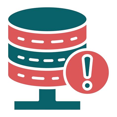 Premium Vector Vector Design Database Alert Icon Style