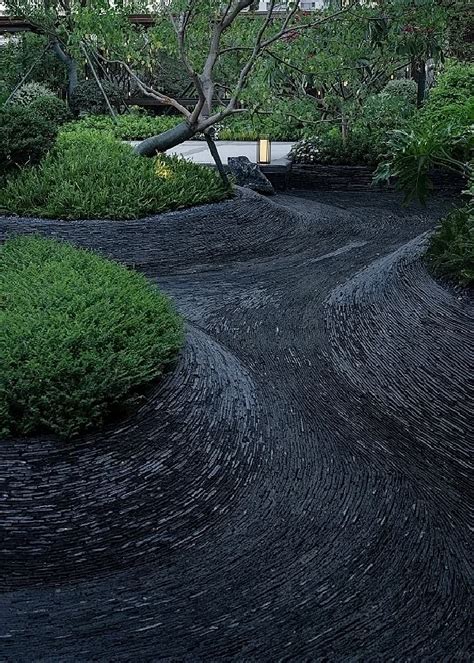 看似流水，实则是石头｜片岩造景冲击力太强啦 小红书 花瓣网