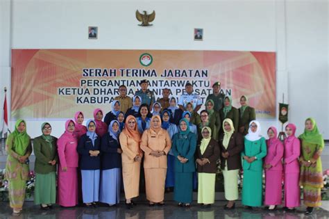 Acara Serah Terima Jabatan Ketua Dharma Wanita Persatuan Kabupaten