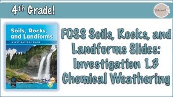 FOSS Slides Soils Rocks Landforms Investigation Chemical Weathering