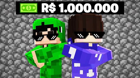24 Horas Minerando Para Ficar MilionÁrios No Minecraft Youtube