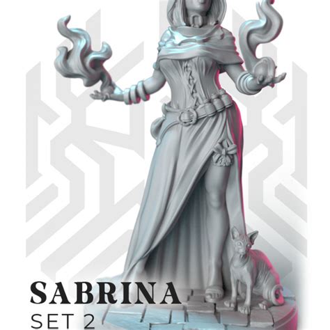 3d Printable Sabrina Set 2 By Perun Miniatures