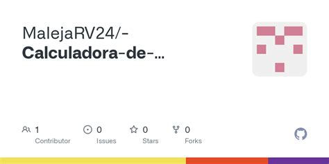 GitHub MalejaRV24 Calculadora De Operaciones B Sicas