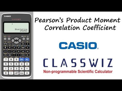 Measuring Linear Correlation Using A Calculator Examsolutions