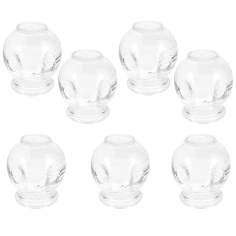 7pcs Cupping Glass Professional Vacuum Cupping Cups Cupping Jars