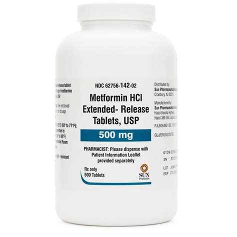 Metformin Er Tablets 500mg 500 Count On Sale Entirelypets Rx