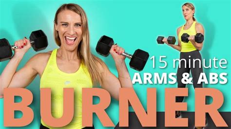 15 Minute Arms Abs Workout With Dumbbells