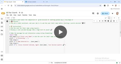 Python Day 2 Challenge Robot Assistant Huma Mohsin Posted On The
