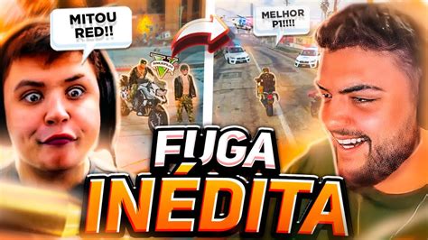FUGA DA POLÍCIA TODA DA CIDADE PAULINHO O LOKO GTA RP YouTube