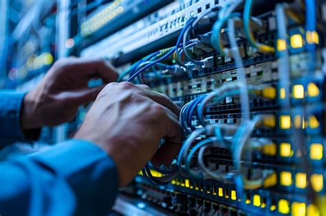 Network Engineer Patching Vulnerabilities In Software With Hands Typing