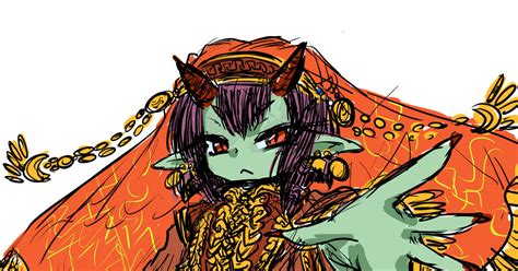 オリジナル らくかぎ 子鬼姫 オルサのイラスト Pixiv