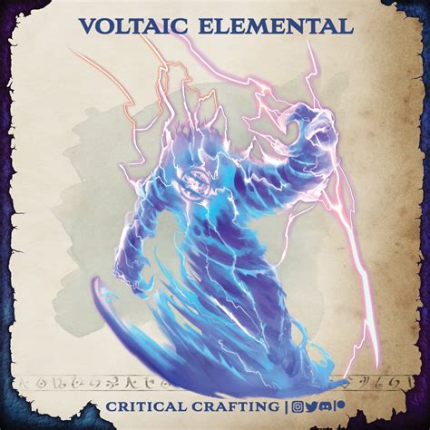 [oc] Voltaic Elemental Statblock R Dndmonsters