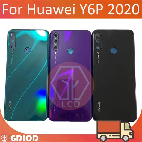 For Huawei Y P Med Lx Med Lx N Back Battery Cover Door Housing Case Rear Glass Repair