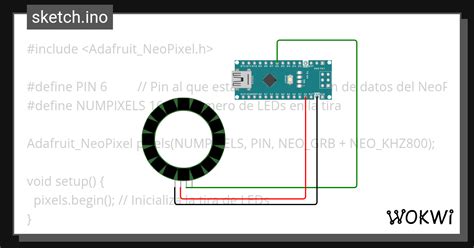 Neopixel 2 Wokwi Esp32 Stm32 Arduino Simulator