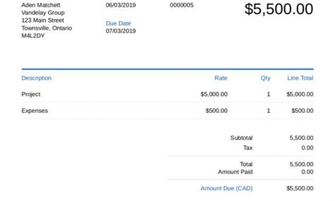 Graphic Design Invoice Template Customize And Send In 90 In Invoice