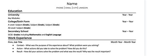 Free Tech Cv Template