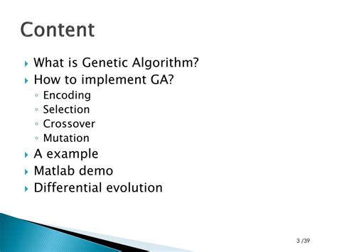 Ppt Genetic Algorithms Prof Kang Li Powerpoint Presentation Free
