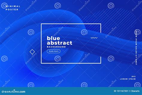 Modern Blue Abstract Presentation Template Stock Vector Illustration Of Colorful Flow 151167351