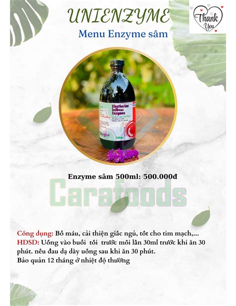 Enzyme Sâm Đại Hành Unienzyme