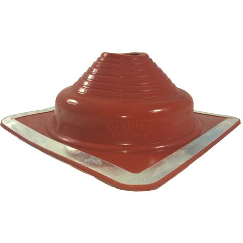 Dektite Square Base Pipe Flashing Boot Dfe Re Red High Desertcart