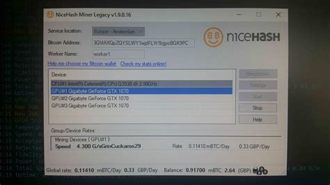 Nice Hash Legacy Not Mining With All My Nvidia Gpus · Issue 1537