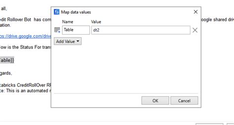 Add Headers Of Data Table In Html Editor Send Email Activity Adding