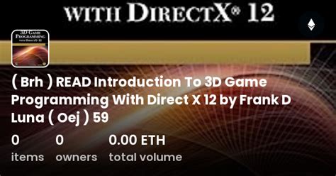Brh Read Introduction To 3d Game Programming With Direct X 12 By