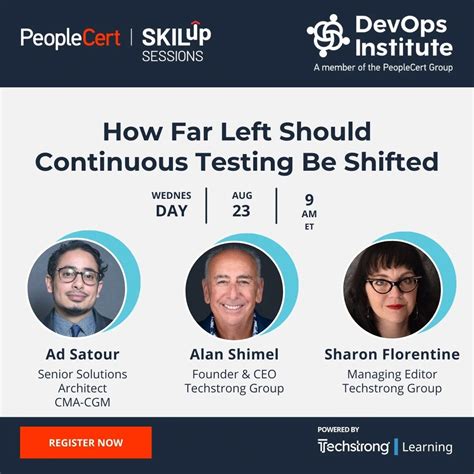 Abdelahad Satour On Linkedin Continuoustesting Devops Devopsinstitute Webinar