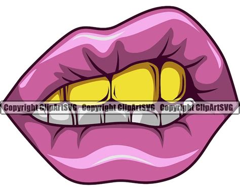 Teeth With Gold Grillz Png Sublimation Designgold Teeth Pngmean Mug