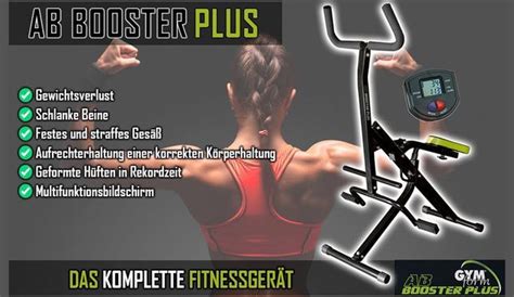 Gymform® Heimtrainer Ab Booster Plus Trainingsgerät Set Squat Perfect