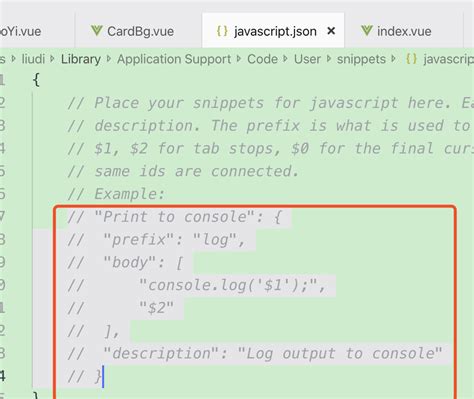 vscode编辑器中设置console log快捷写法 快捷键 jianxie 知了呀 博客园