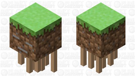 Grass Block Minecraft Mob Skin