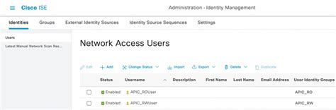 Configure Apic For Device Administration With Ise And Tacacs Cisco
