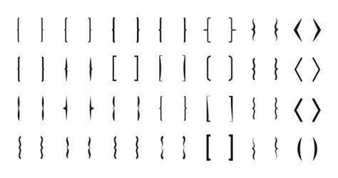 3700개 이상의 괄호 이미지 스톡 사진 그림 및 Royalty Free 이미지 Istock