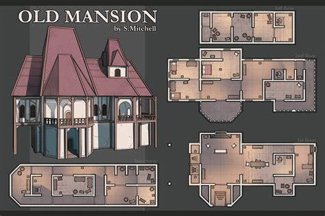 Old Mansion Battlemaps
