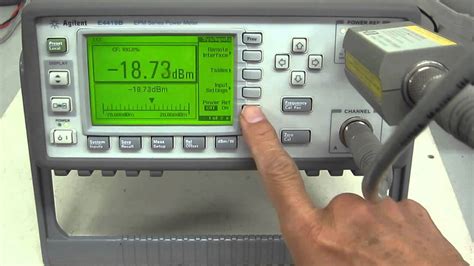 Agilent E4418B Power meter 動作確認 YouTube