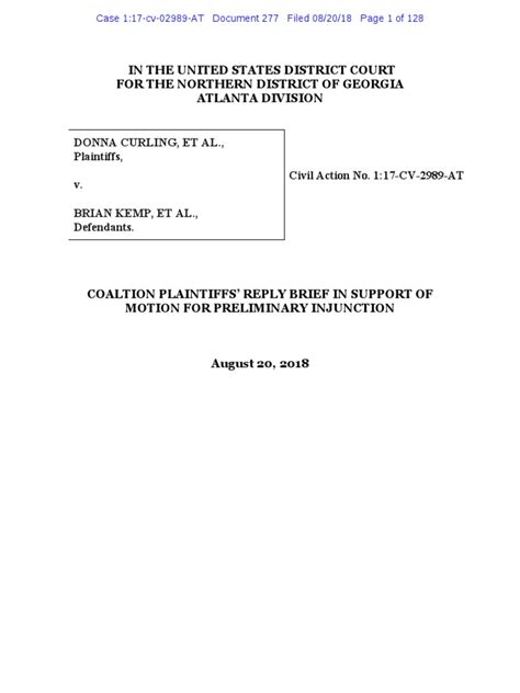 Cgg 277 Cgg Reply Brief In Support Of Motion For Preliminary Injunction