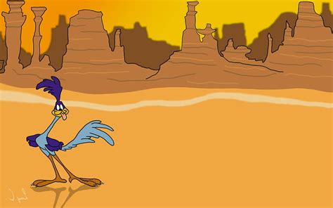 Road Runner High Resolution Sand Cartoon HD Wallpaper Pxfuel