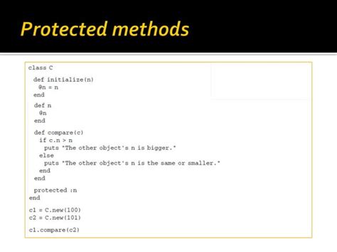 Ruby Object Model Ppt