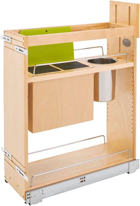 Amazon Com Rev A Shelf KB BCSC C Soft Close Pull Out Organizer With Knife Block Home