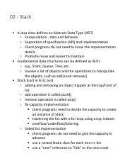 Understanding Stack Java Class ADT And Implementations Course Hero