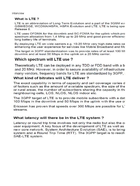 Lte Analysis Final Pdf Mimo Electromagnetic Interference